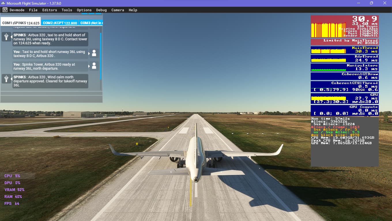 1 sec freeze spike on Final - Page 3 - Resolved - Microsoft Flight ...