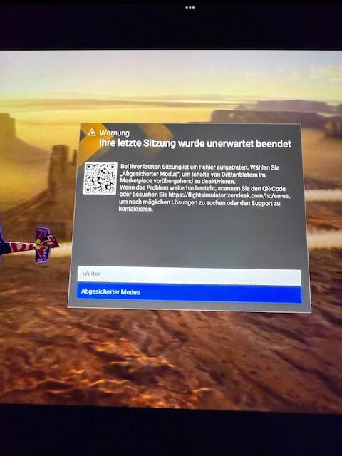 Unable to select Continue on "Your last session ended unexpectedly" screen - Page 2 - User ...