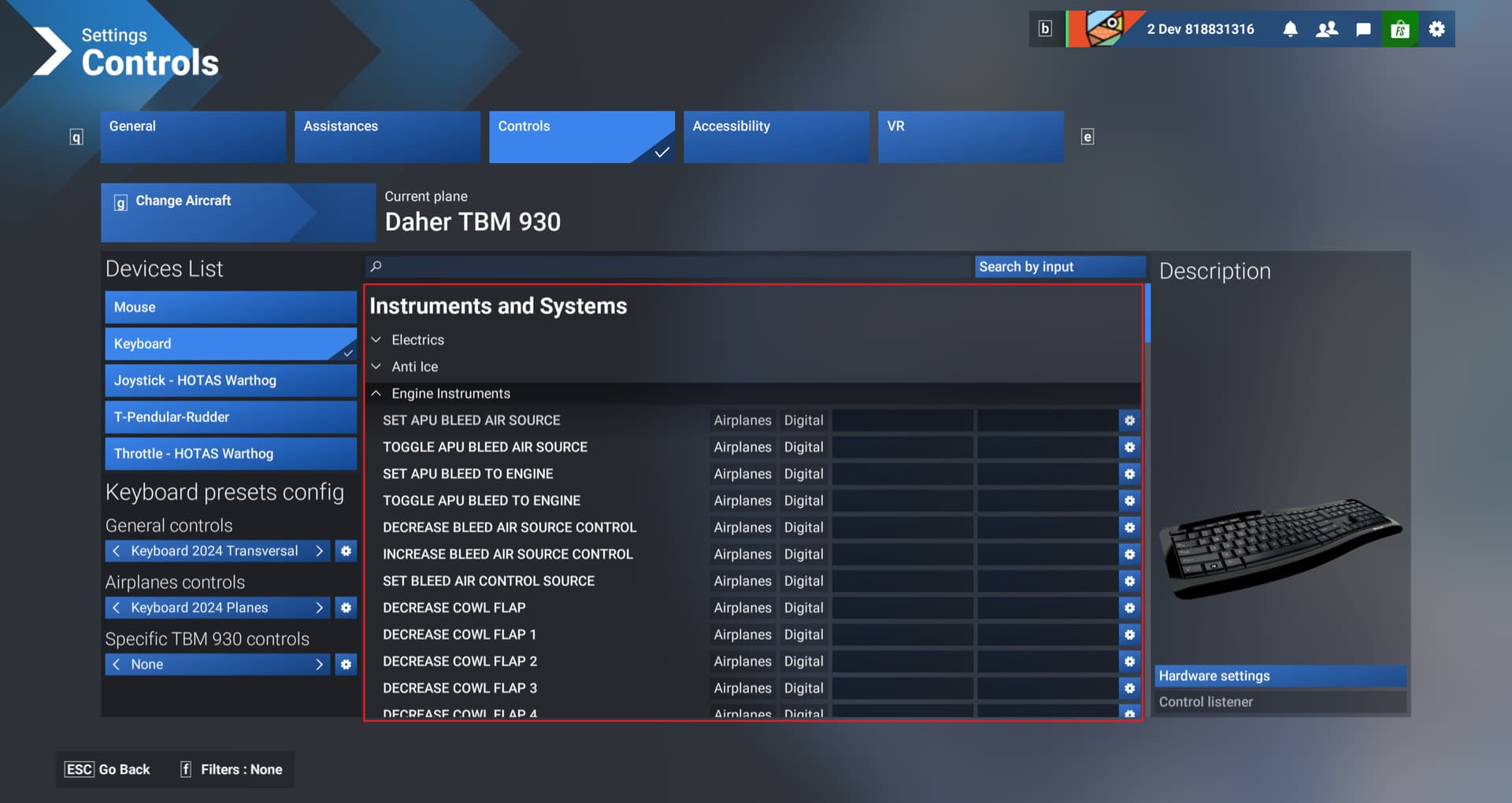 Questions about controller setting - User Interface & Activities - Microsoft Flight Simulator Forums