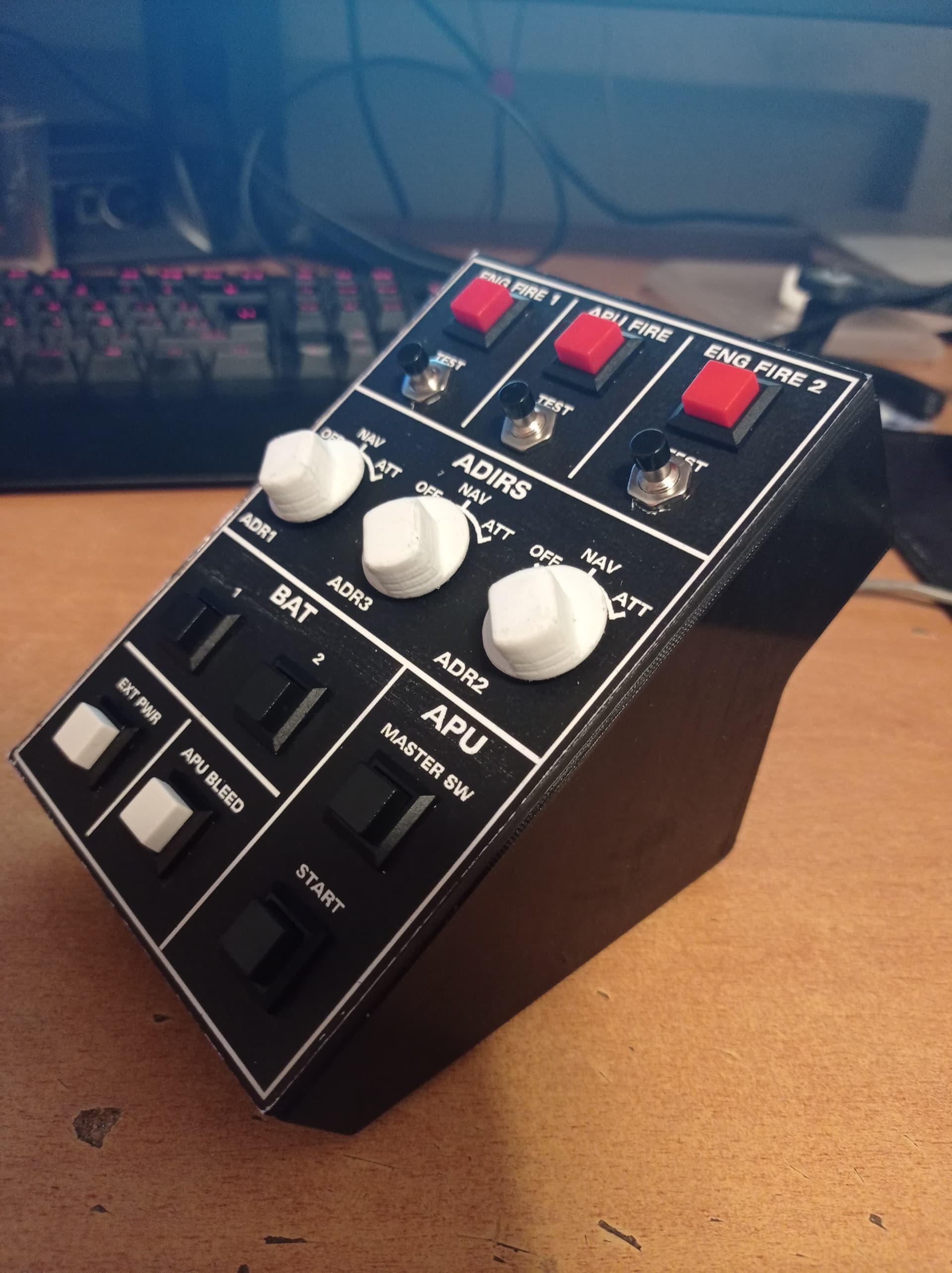 DIY Printed 3D A320 ADIRS Panels - Home Cockpit Builders - Microsoft ...