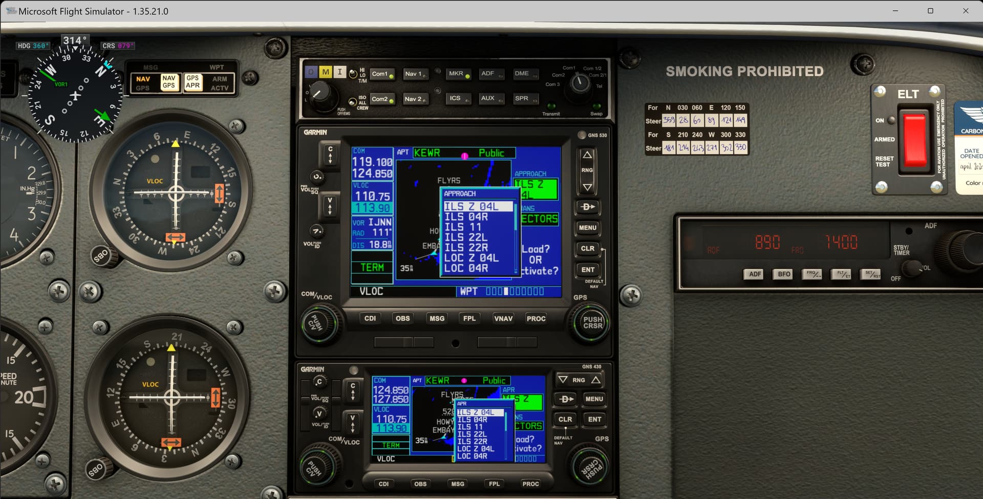 C172: how to switch between GNS530 and GNS430? - General Discussion ...