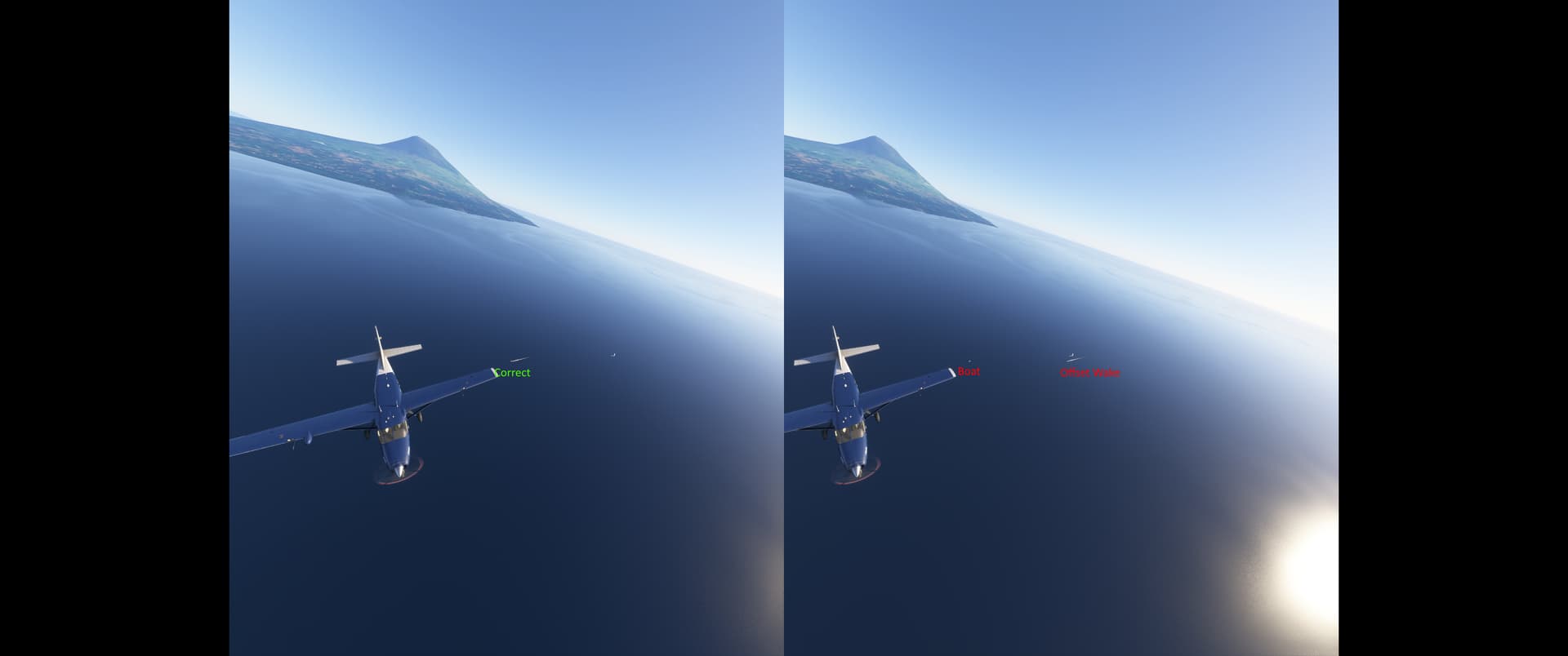 Water wake effect 3D-misaligned in VR - Virtual Reality (VR ...