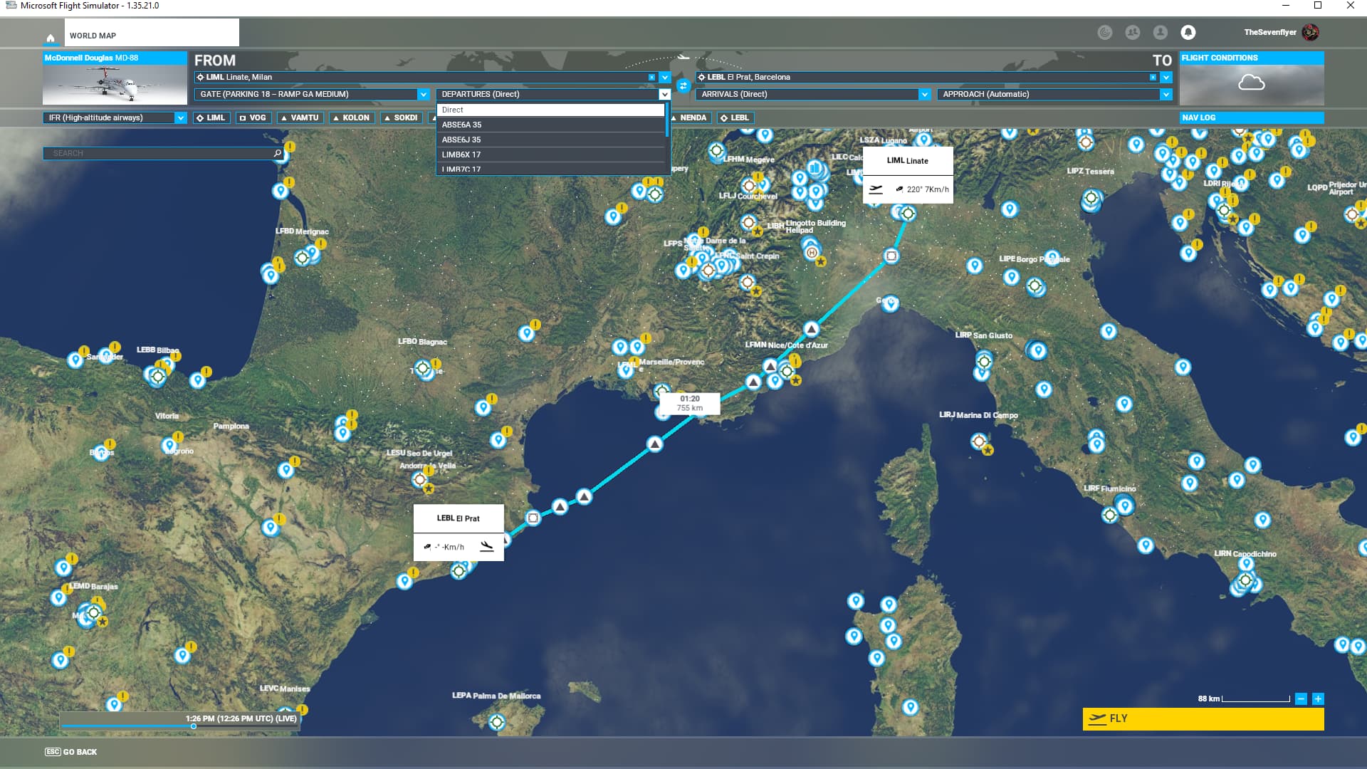 Missing SIDS/STARS RW18-36 at LINATE LIML Since Dec 19th 2023 Update ...