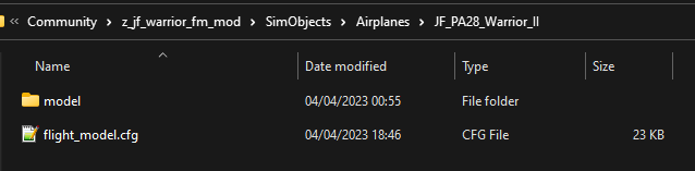 How do I require my camera.cfg and my flight_model.cfg file - SDK ...