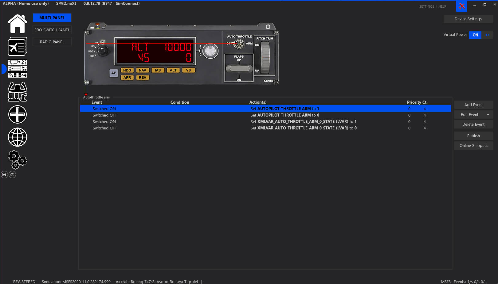 Spad.next Mapping autothrottle disconnect - Hardware & Peripherals ...