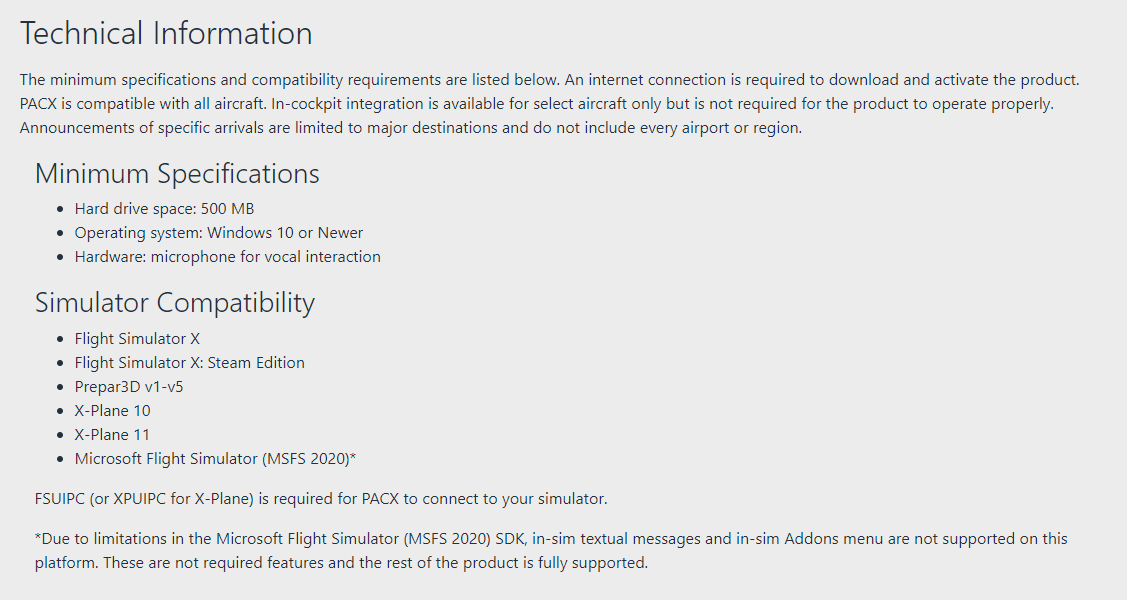 Pacx -FSUIPC 7 still necessary? - Tools & Utilities - Microsoft Flight ...