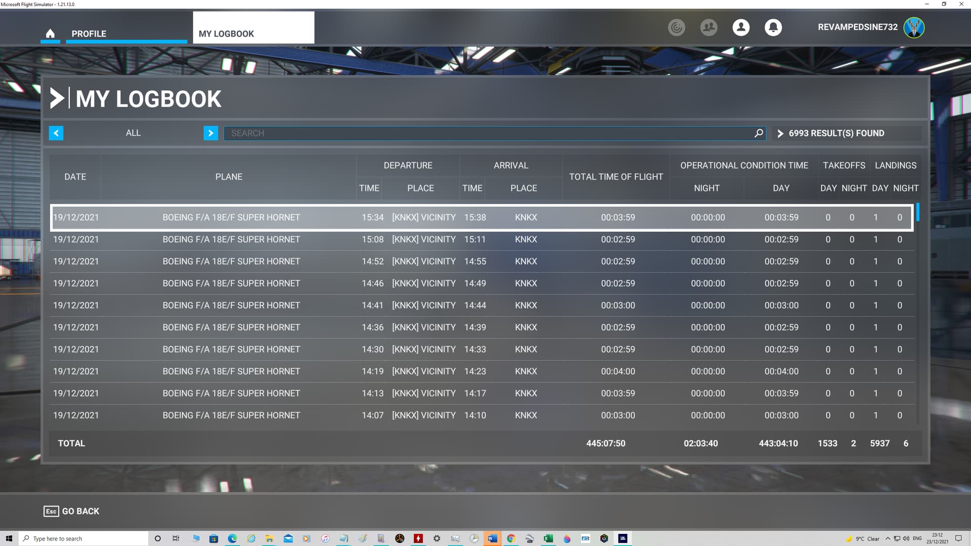 Logbook not logging - Miscellaneous - Microsoft Flight Simulator Forums