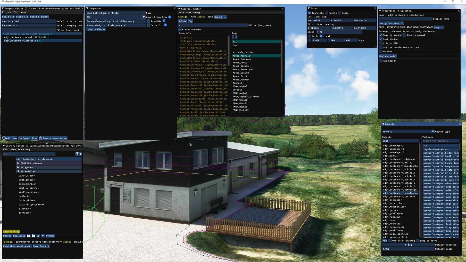 MSFS EDGT Bottenhorn Airfield - WIP - Airports - Microsoft Flight ...