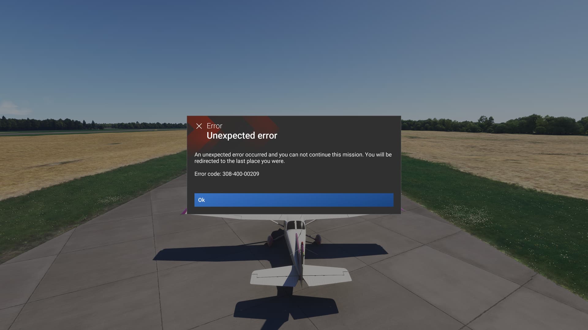 ALL Freelance Missions Crash: Error Code 308-400-00209 - Page 6 - Resolved - Microsoft Flight ...