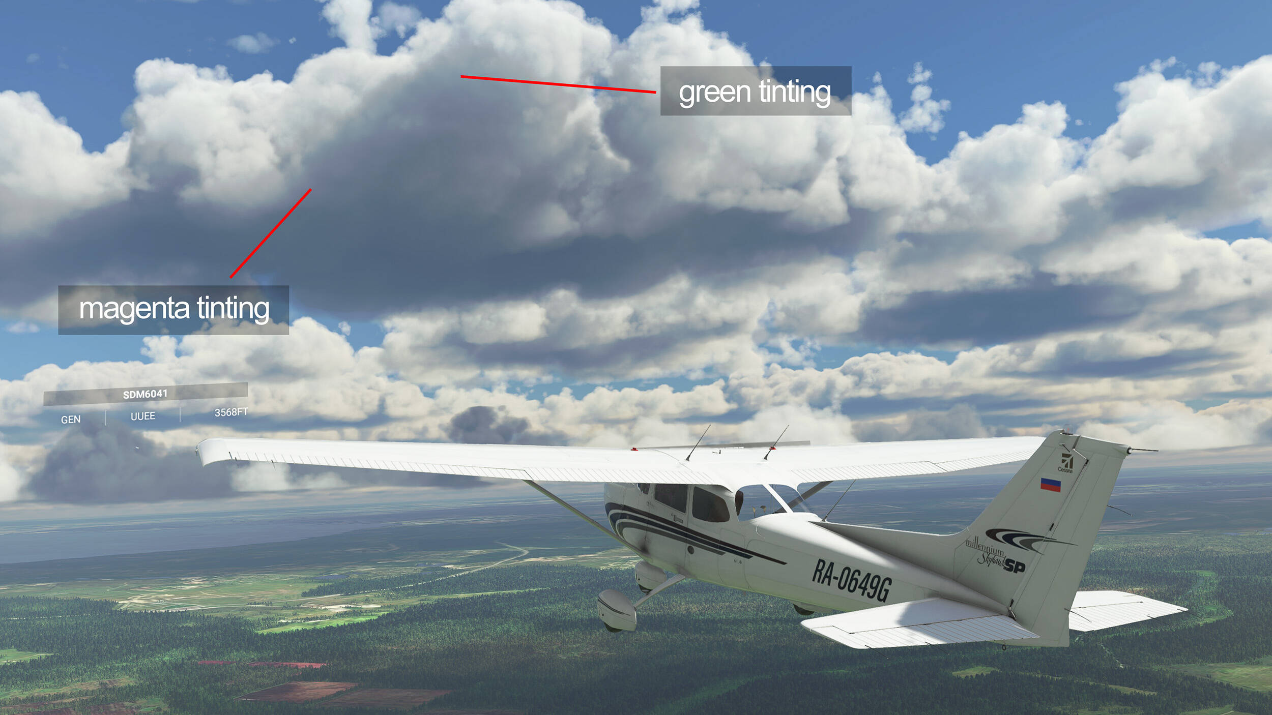 Tinting since SU5 - most noticeable on clouds - Install, Performance ...