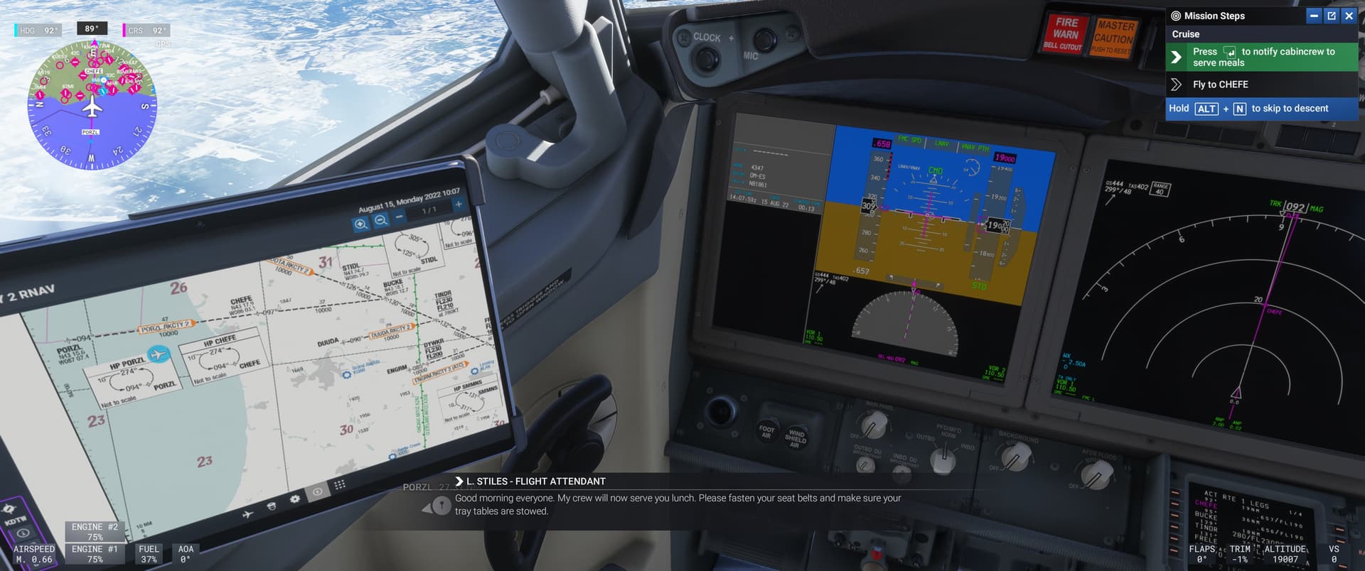 Cabin announcements - User Interface & Activities - Microsoft Flight Simulator Forums