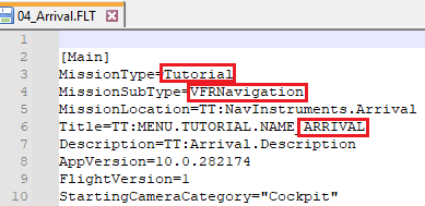 Name(s) - Key(s) to Tutoral/Flight Lesson *.FLT Files - Hardware ...