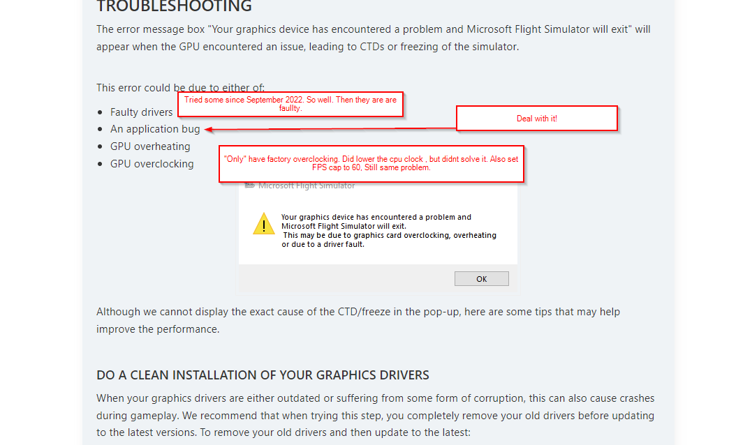 Warning: Your graphics device has encountered a problem - #3208 by BlueYello - Install ...