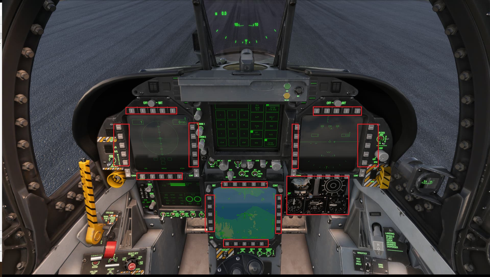 Console Lighting, F18 - Aircraft & Systems - Microsoft Flight Simulator ...