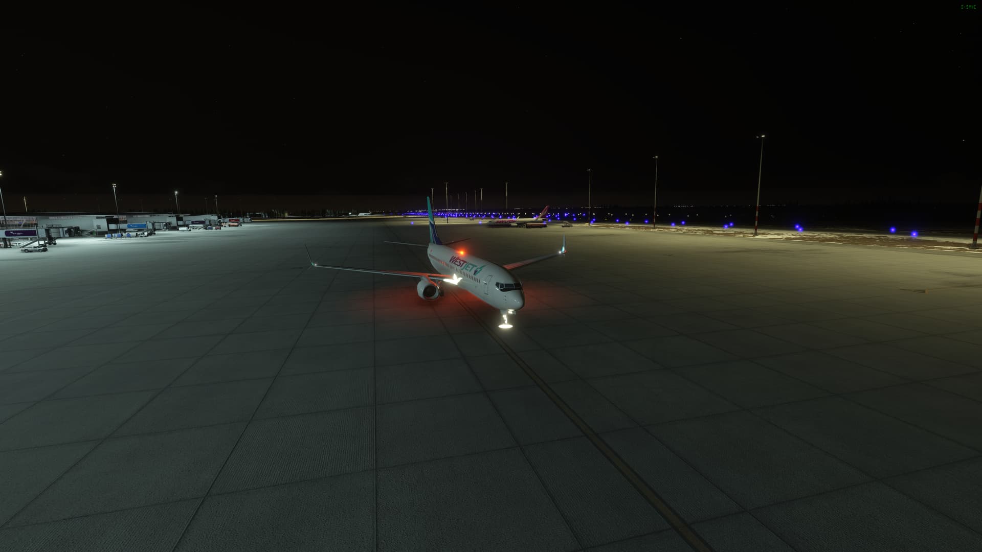 MS2024 - Other aircraft and lights are very hard to see, low visibility ...