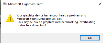 Warning: Your graphics device has encountered a problem - #238 by FlyingNautiker - Install ...