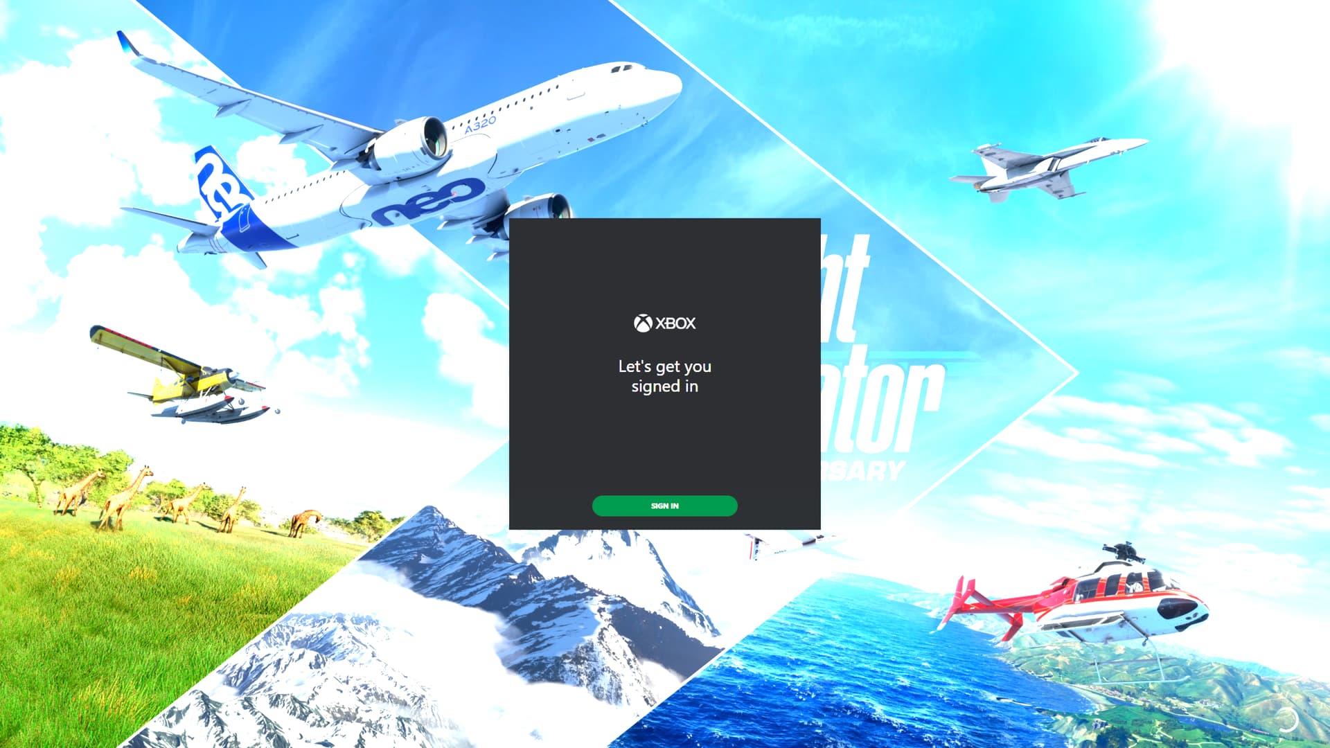 As a PC gamer, why am I getting this forced sign in to xbox message for flight sim? - Hardware ...