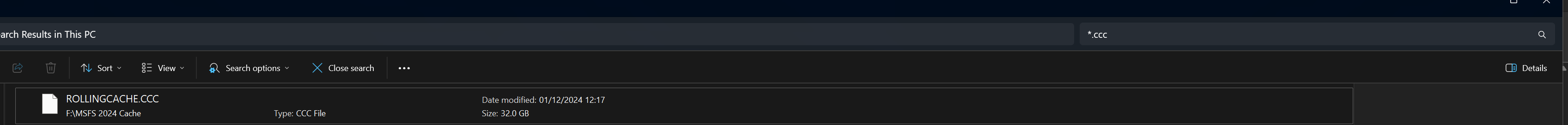 I made My Rolling Cache too big and now MSFS won't let me make it smaller - Install, Performance ...