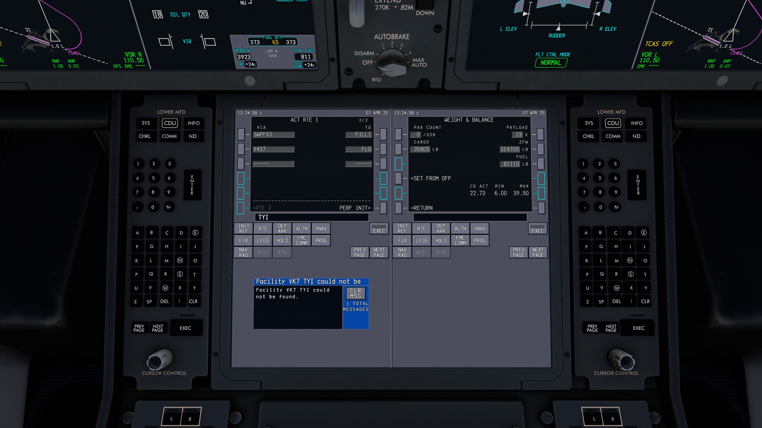 Problem with Asobo 78X and Horizon 787-9 FMC and routing, double ...