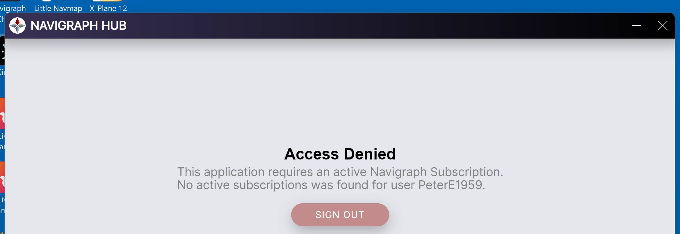 How do I remove my Navigraph after cancelling the subscription( Monthly) It says access denied ...