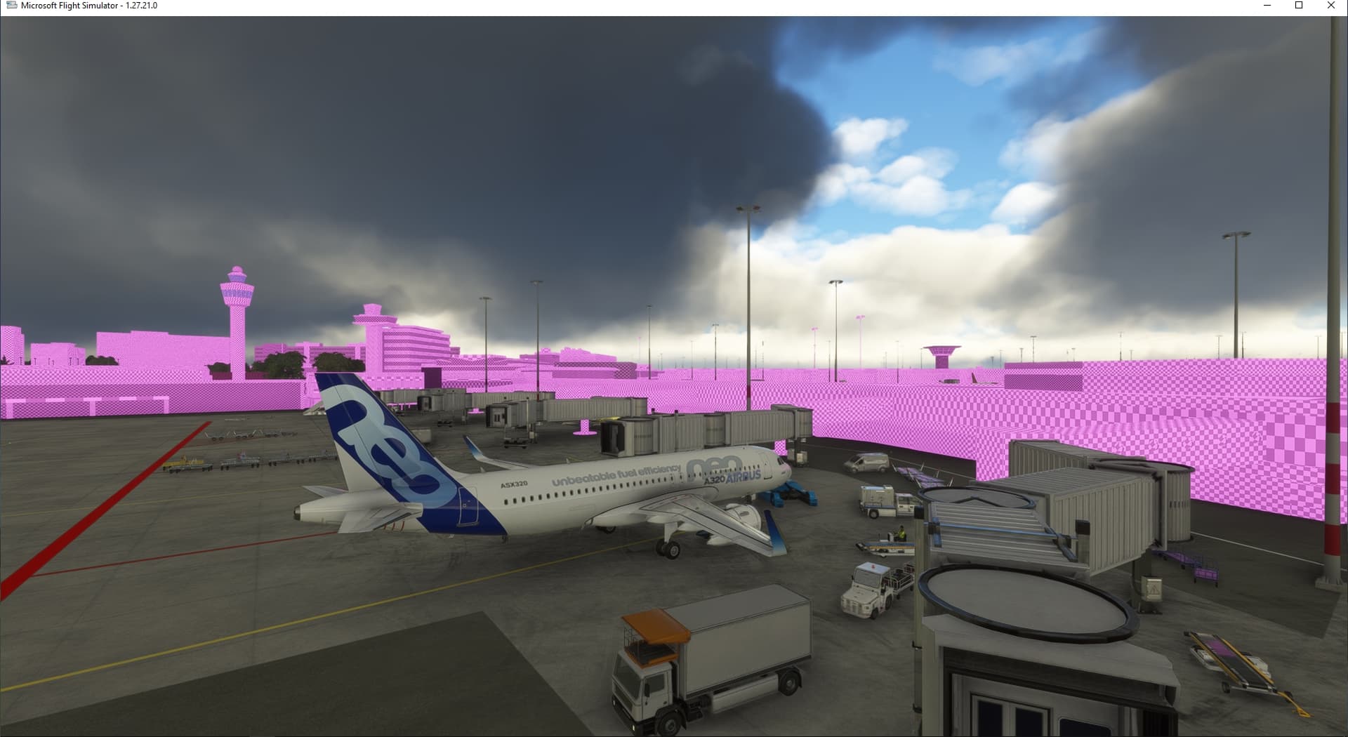 Pink Textures at EHAM every time - Airports - Microsoft Flight Simulator Forums