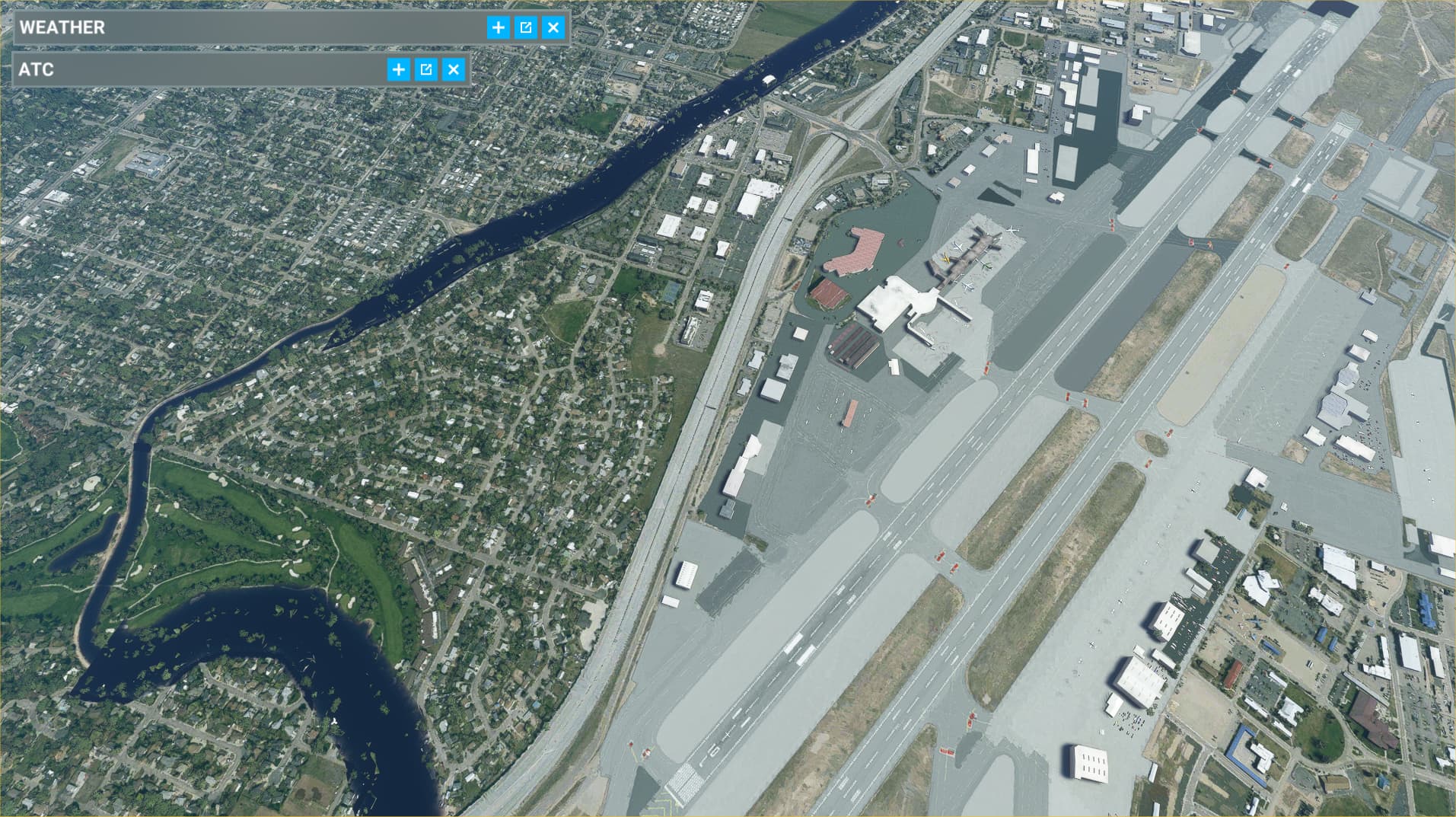 Wide River Near KBOI - Should be narrow - Scenery and Airports ...