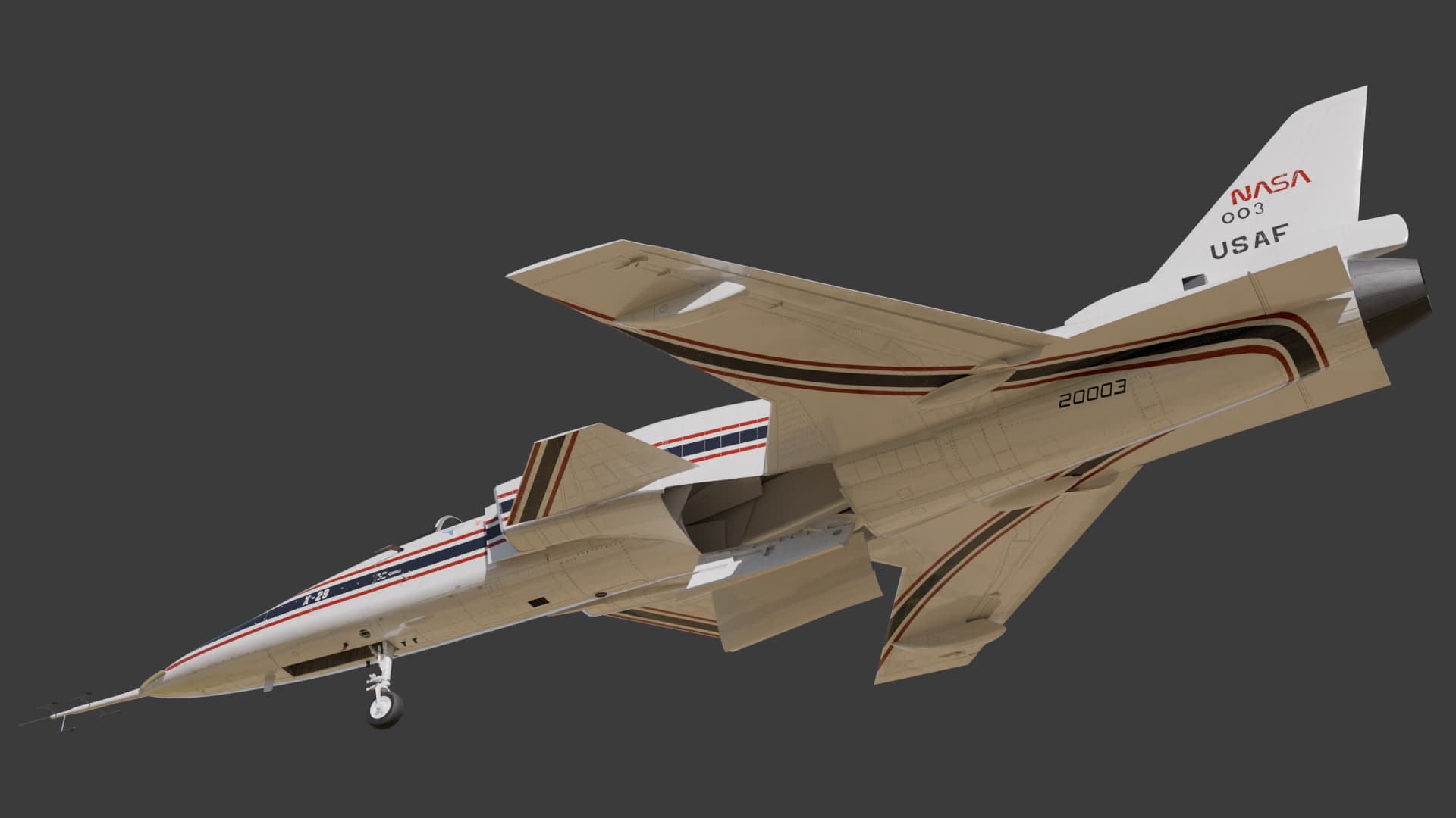 X-29A (forward swept wings aircraft :)) work in progress - Aircraft ...