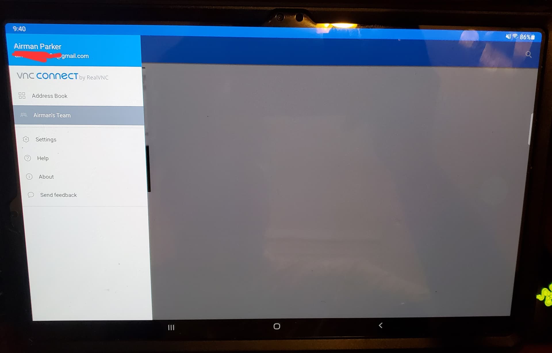 RealVNC Home Connect + Large Screen Tablet for FlightSim Tools ...