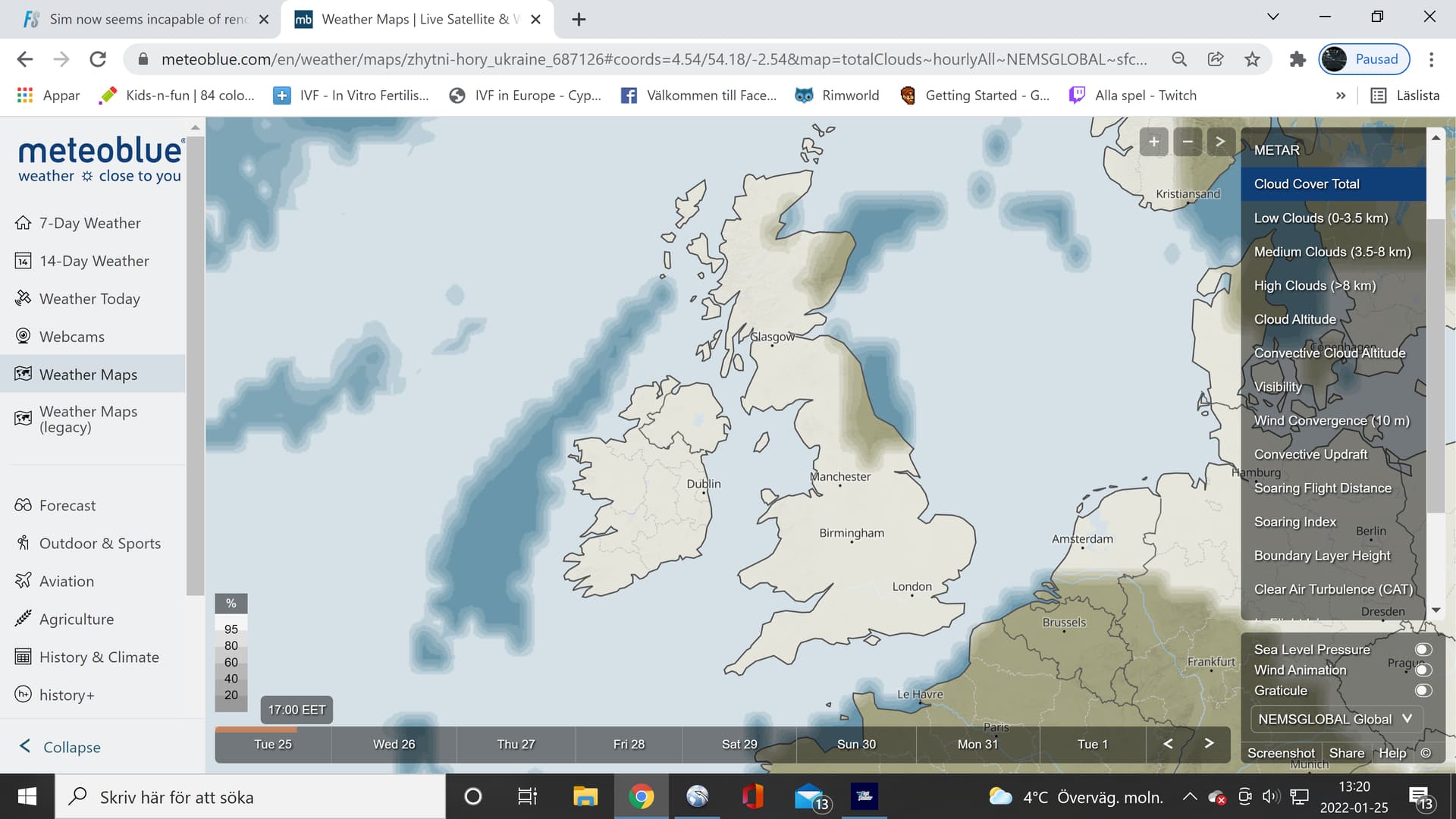Sim now seems incapable of rendering overcast consistently or ...