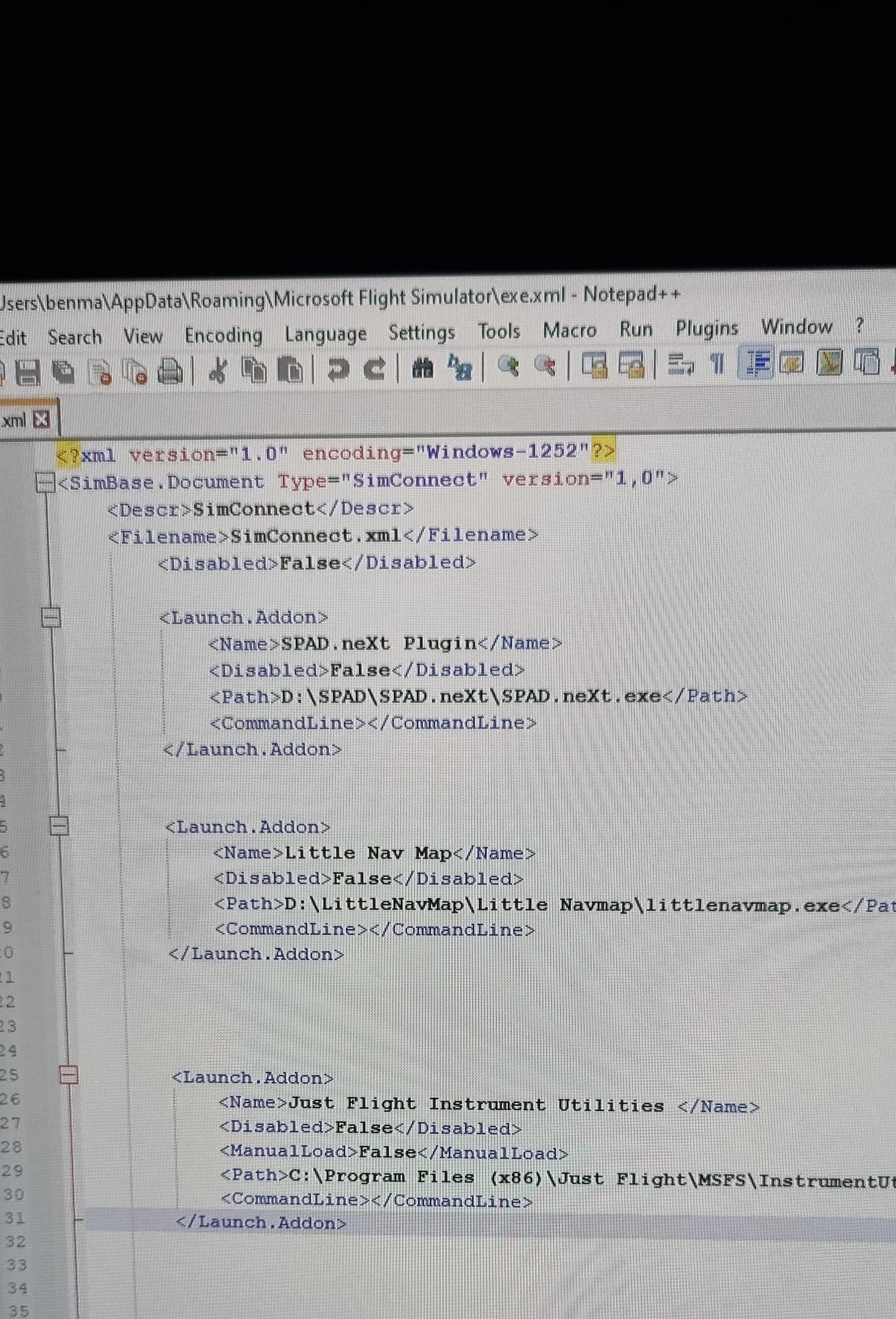Little Navmap not showing plane location when loading through exe.xml - Tools & Utilities ...