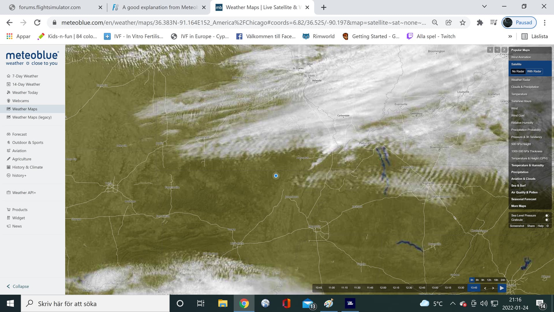 A good explanation from Meteoblue about their weather data, the ...