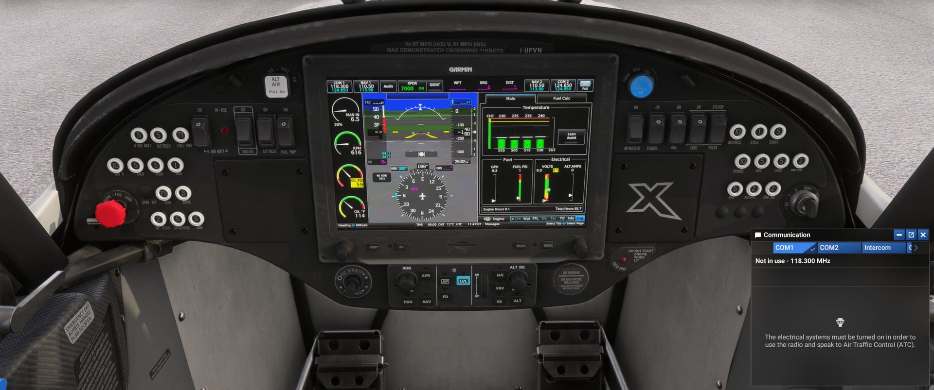 Cubcrafters NXCub error message about Electrical Systems - Aircraft ...