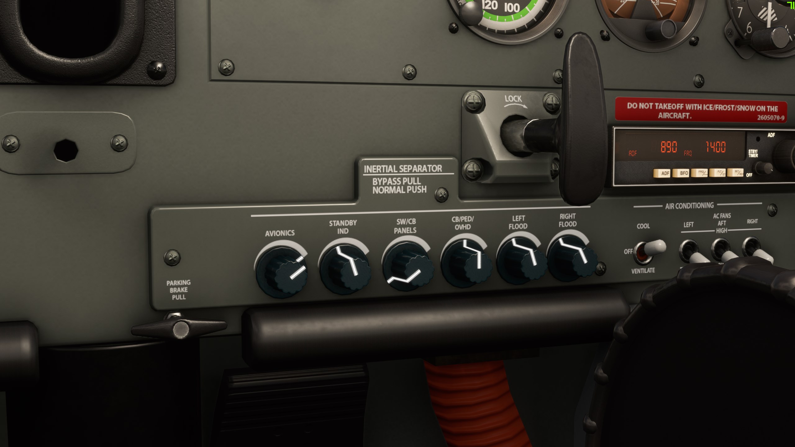 Caravan panel lighting: SW/CB knob does not turn - Aircraft & Systems ...