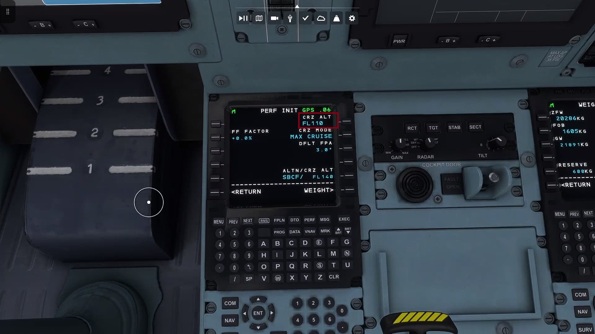 ATR 42/72- TOD appearing at the beginning of the approach procedure ...