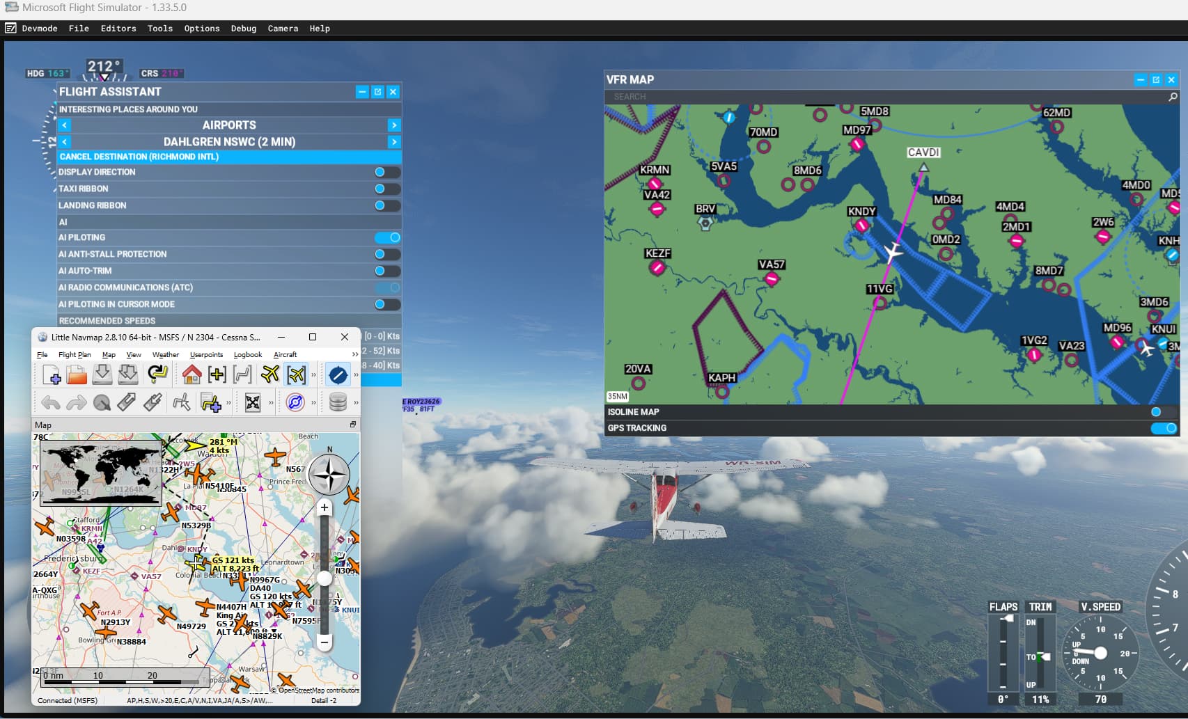 Autopilot not working properly in External View - Resolved - Microsoft Flight Simulator Forums