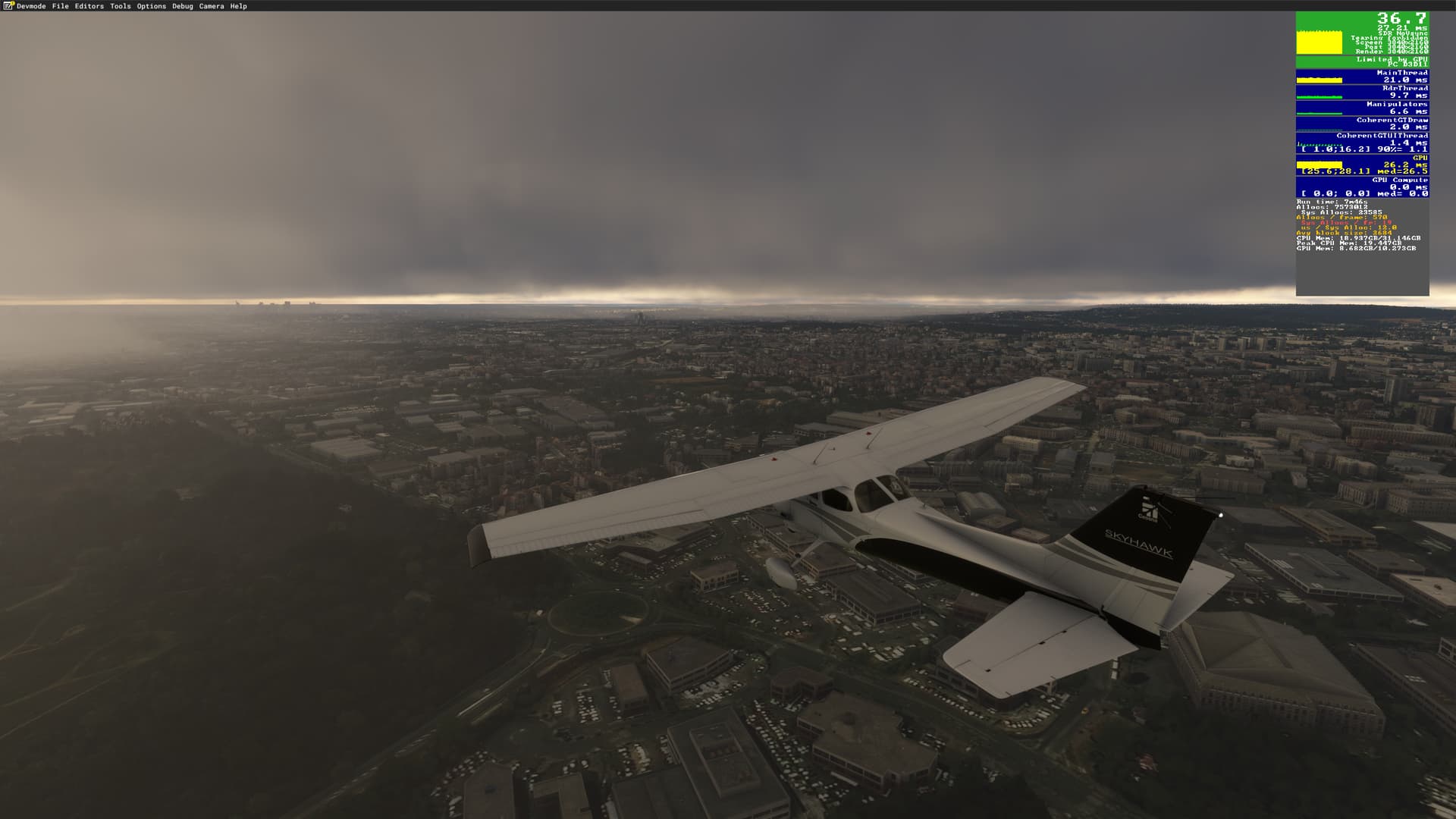 FPS performance - VRAM bug? - Install, Performance & Graphics - Microsoft Flight Simulator Forums