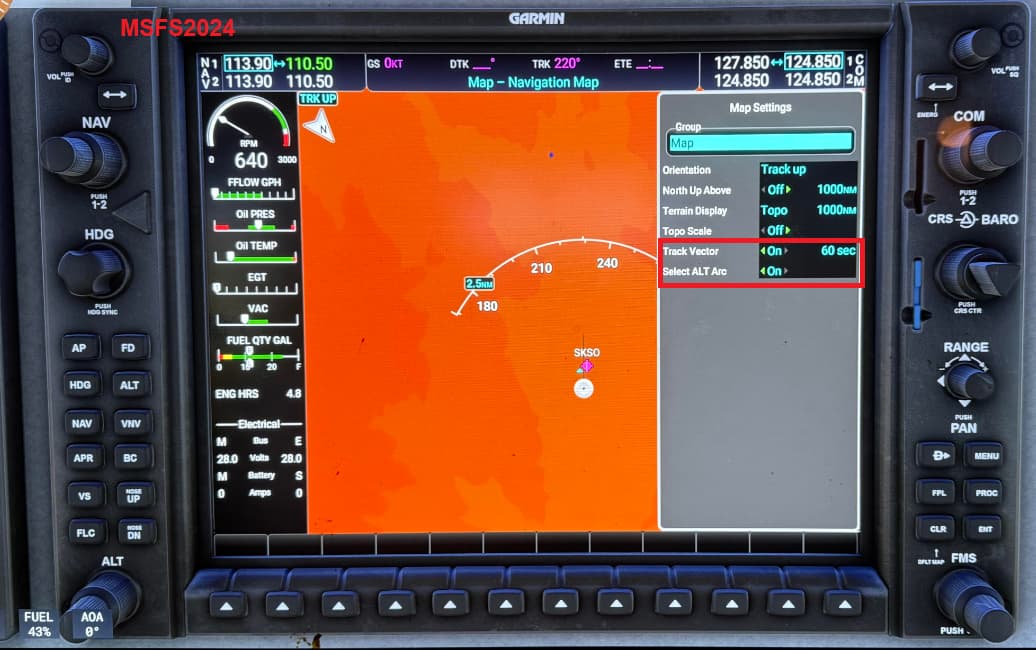 G1000 MFD is not showing aircraft track or heading - Resolved ...