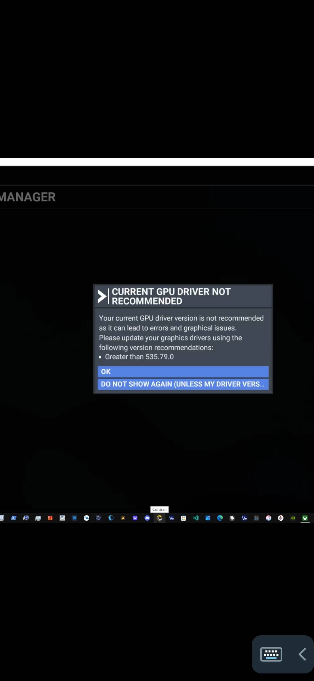 Warning: Your graphics device has encountered a problem - #3336 by Anthony964112 - Install ...