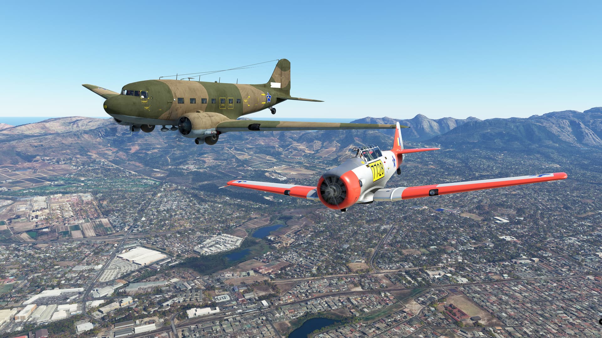 Old warbird formation flight - World Photographer & Screenshots - Microsoft Flight Simulator Forums