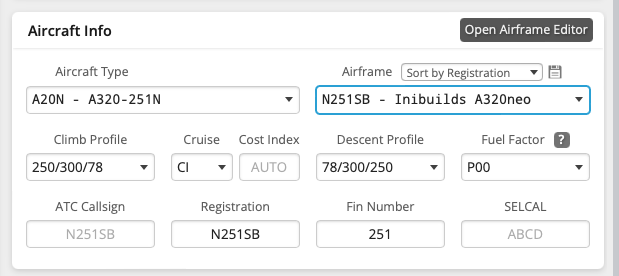 Inibuilds airbus a320neo(v2) "incorrect aircraft type in simbrief ...