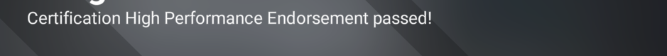 Allow High Performance Endorsement Certificate to use Auto Rudder ...