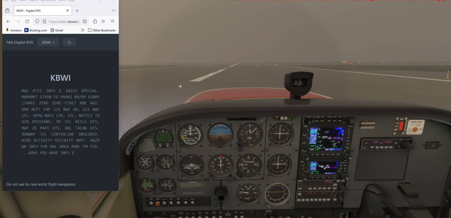 At last - realistic Visibility matches real world - Aircraft & Systems ...