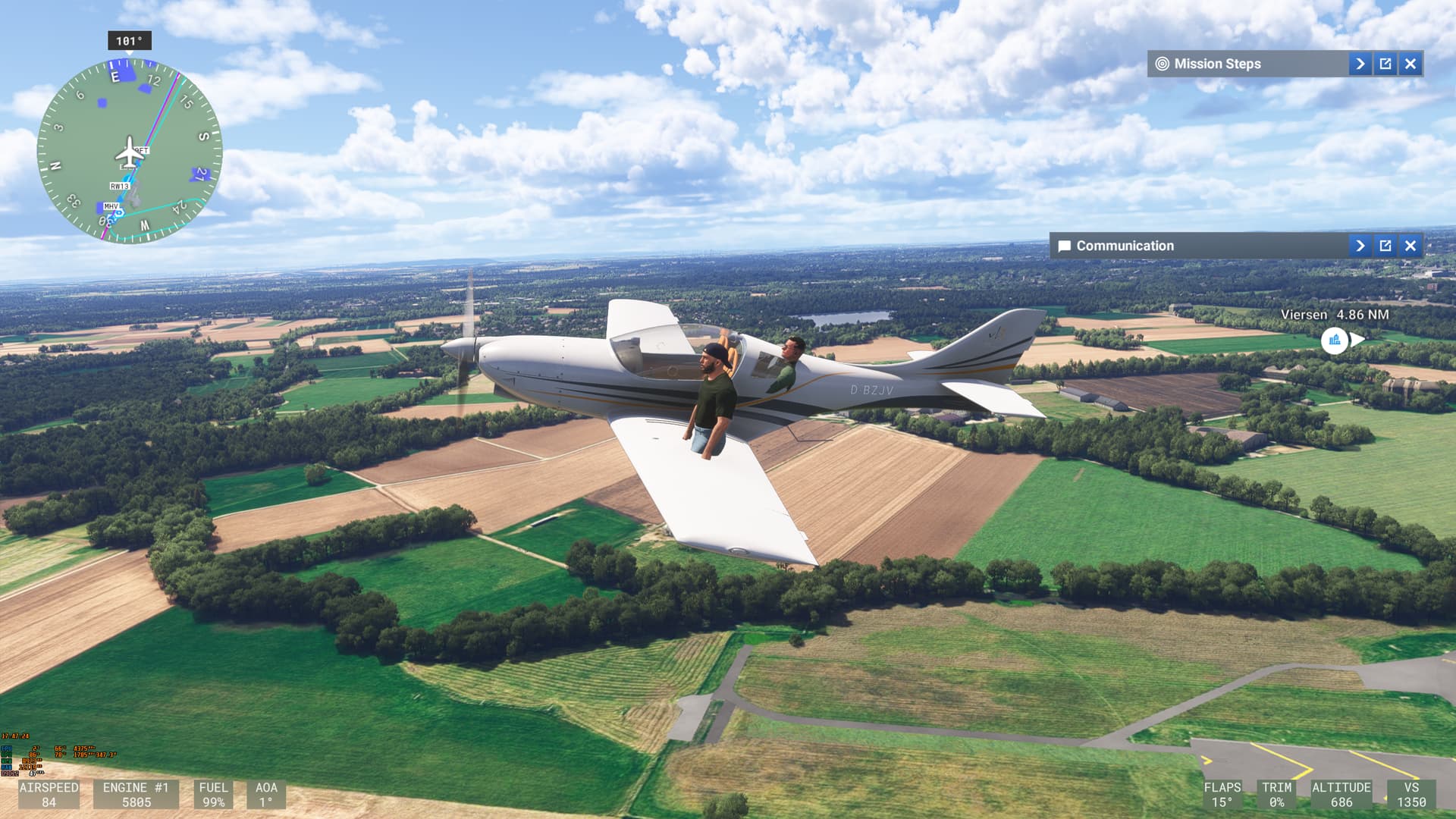 Faulty First Mission after getting PPL - User Interface & Activities ...