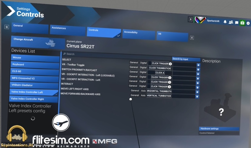 My Valve Index Controller Bindings Pics Virtual Reality Vr Microsoft Flight Simulator Forums
