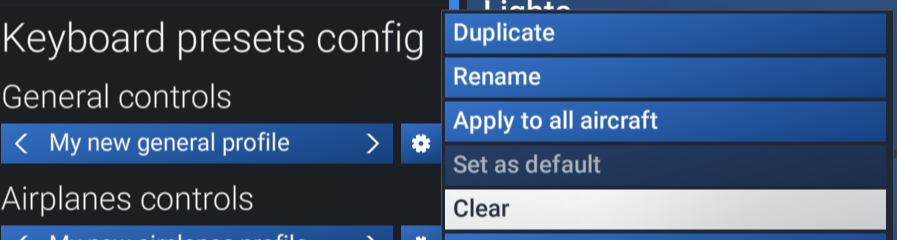 Delete all keybinds? - User Interface & Activities - Microsoft Flight Simulator Forums