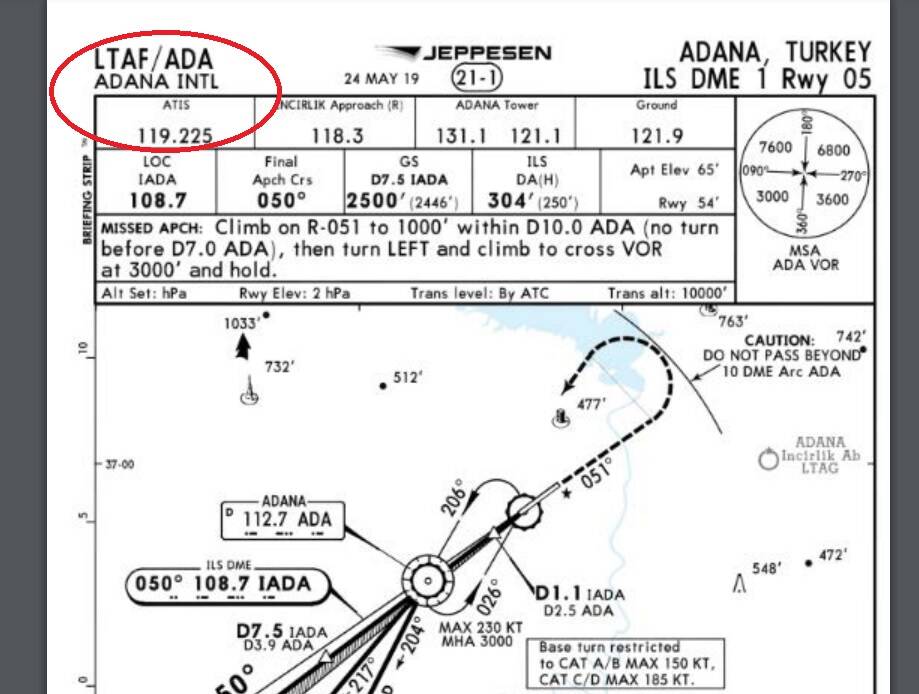 LTAF Adana Int. Airport ATIS lost - Resolved - Microsoft Flight ...