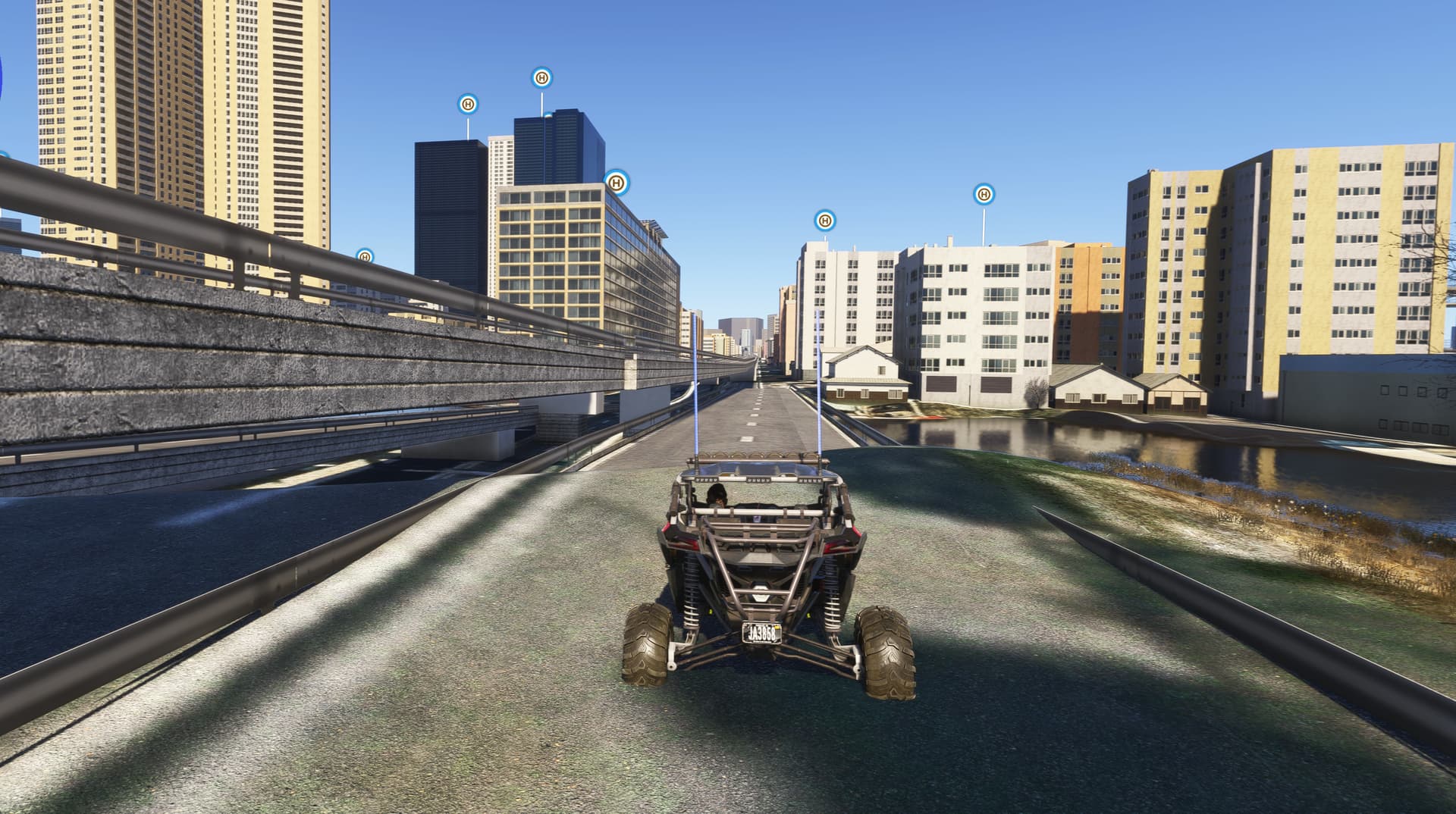 It seems we have two FS2024 sims here (Big City, Open Country ...