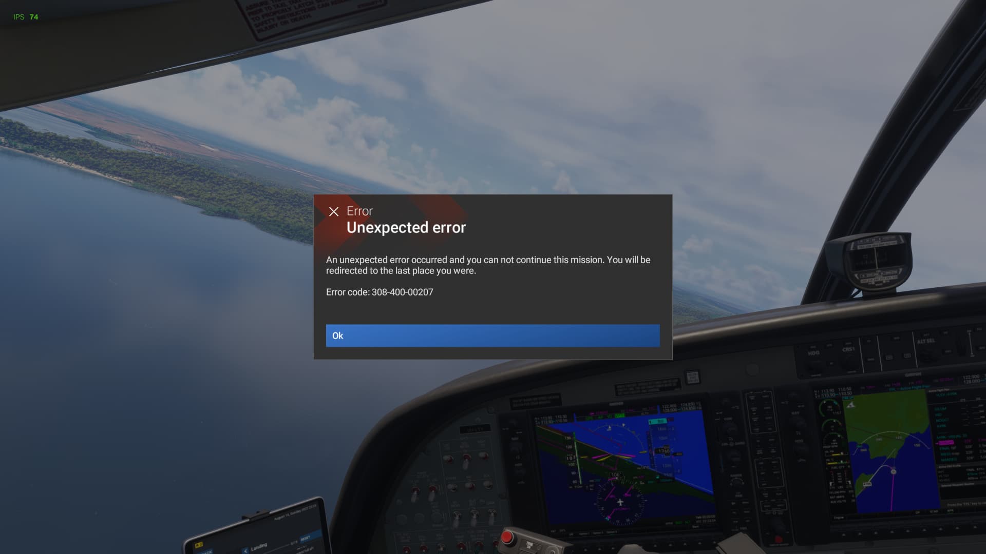 Error code 308-400-00207 happens at midnight local time in career ...