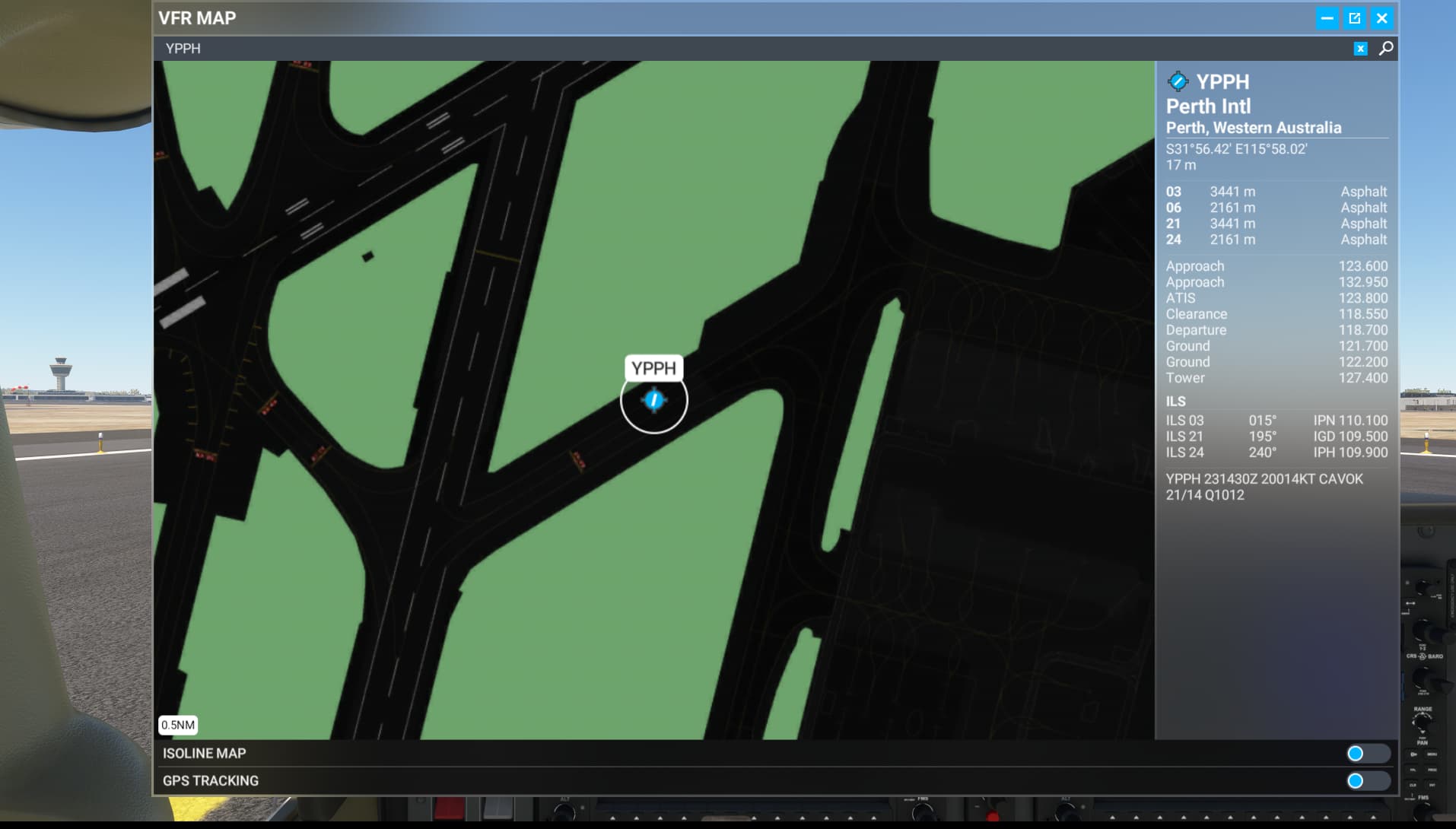 YPPH not displayed on VFR map - Scenery & Airports - Microsoft Flight ...