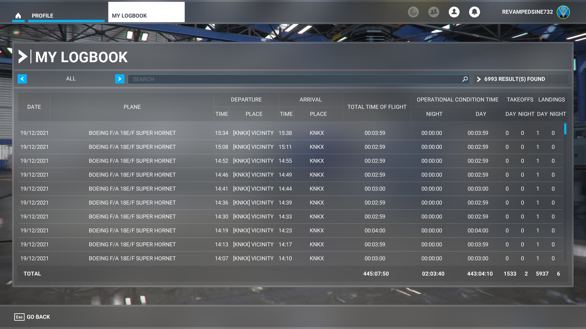 Logbook not logging - Miscellaneous - Microsoft Flight Simulator Forums